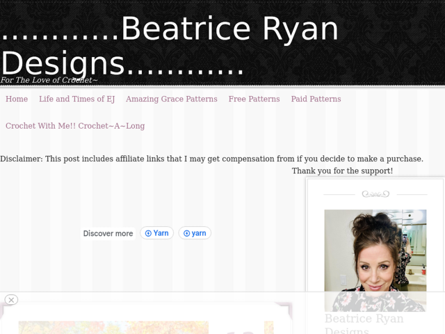 Ravelry: Beatrice Ryan Designs: The Love of Crochet - patterns