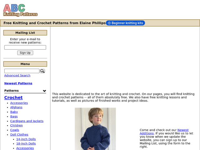 Ravelry: ABC Knitting Patterns - patterns
