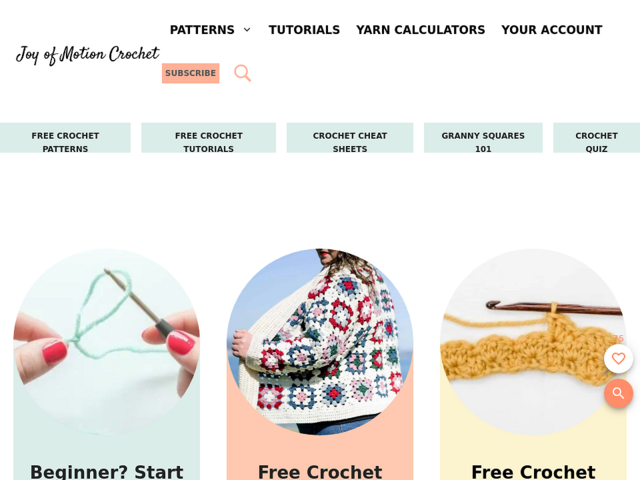 Ravelry: Joy of Motion Crochet - patterns