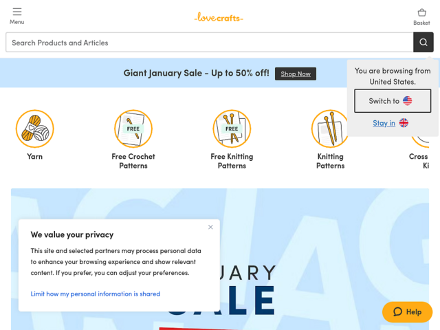 Ravelry: LoveCrafts Website - patterns