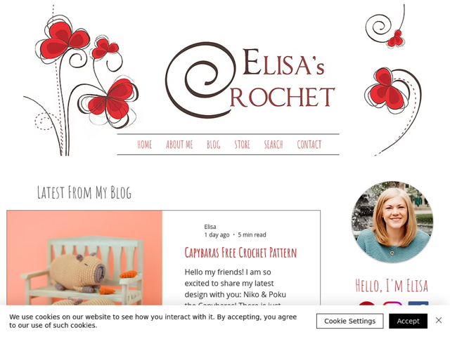 Ravelry: Elisa's Crochet website - patterns