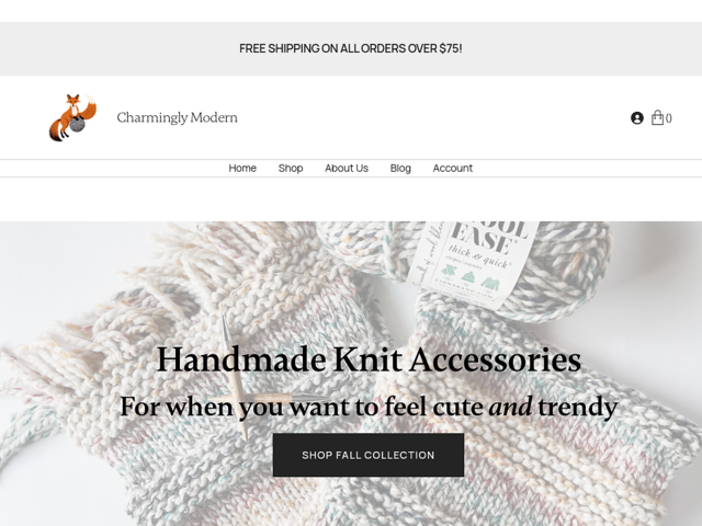 Ravelry: Charmingly Modern website - patterns