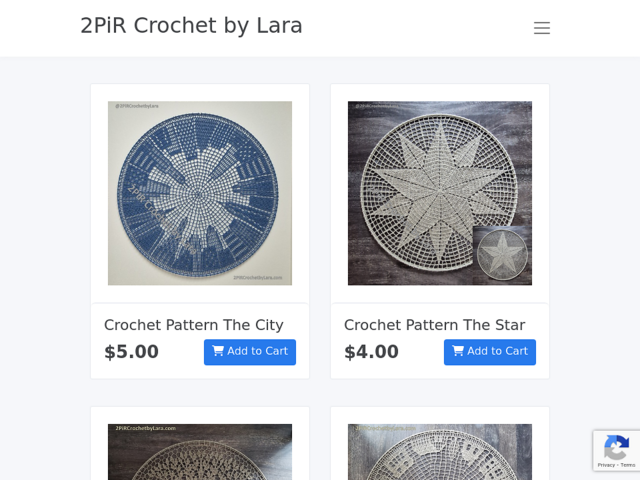 Ravelry: 2PiR Crochet by Lara (website) - patterns